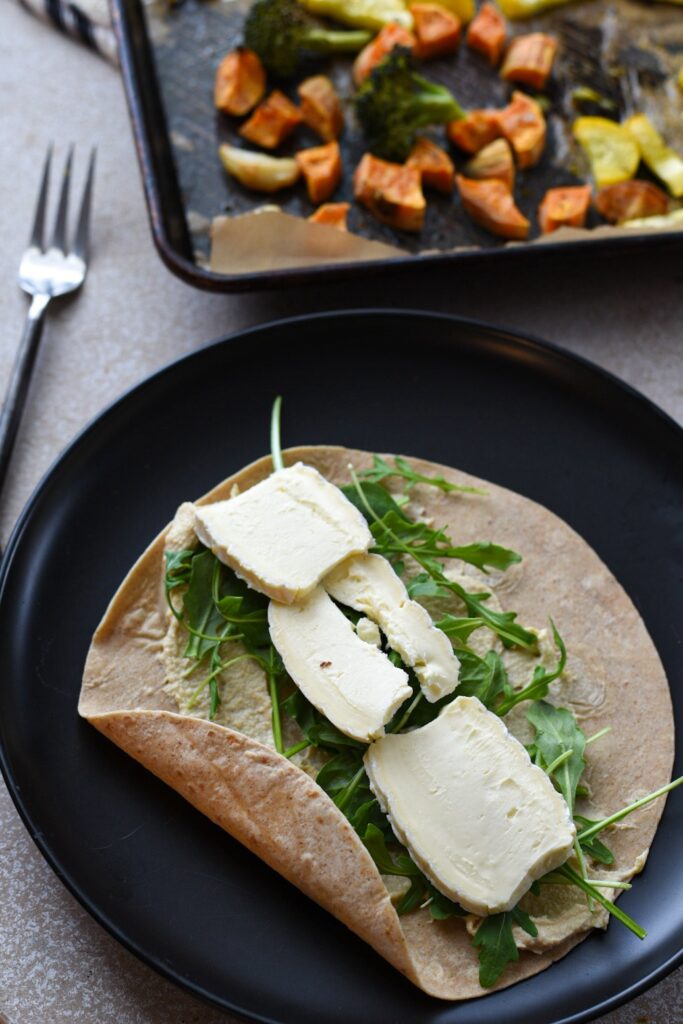 Roasted Veggie Wrap - Recipe Hippie