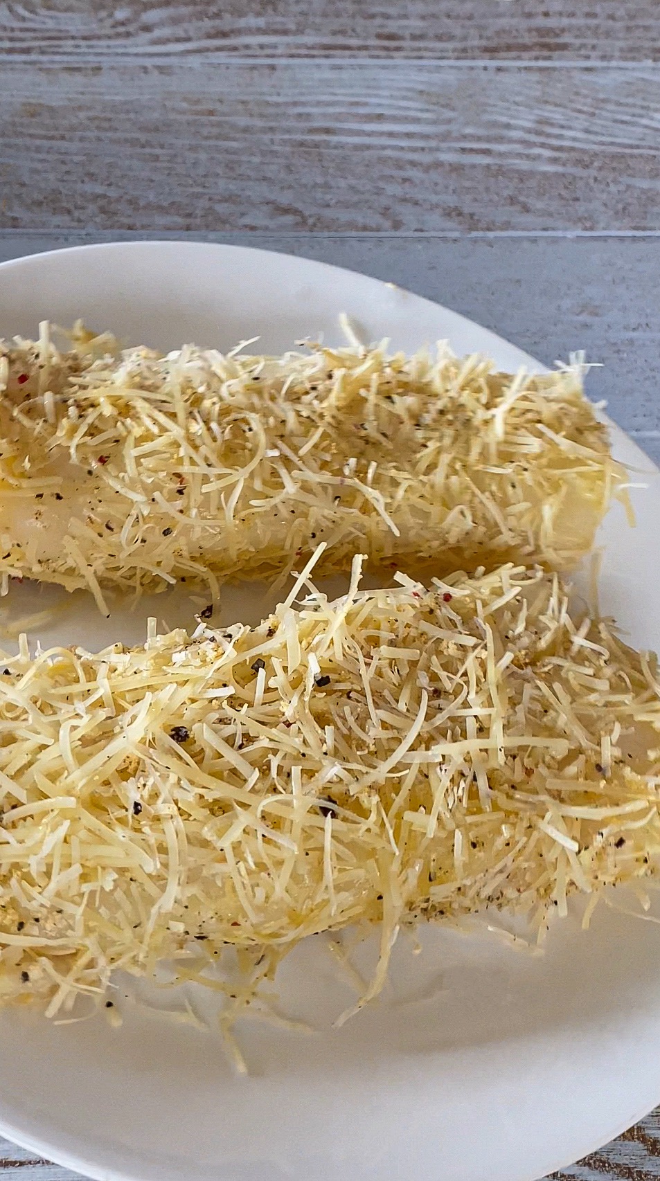 Shredded Parmesan Crusted Cod - Recipe Hippie