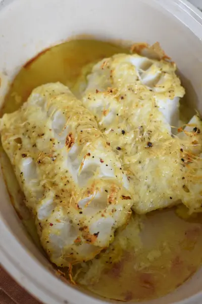 Shredded Parmesan Crusted Cod - Recipe Hippie